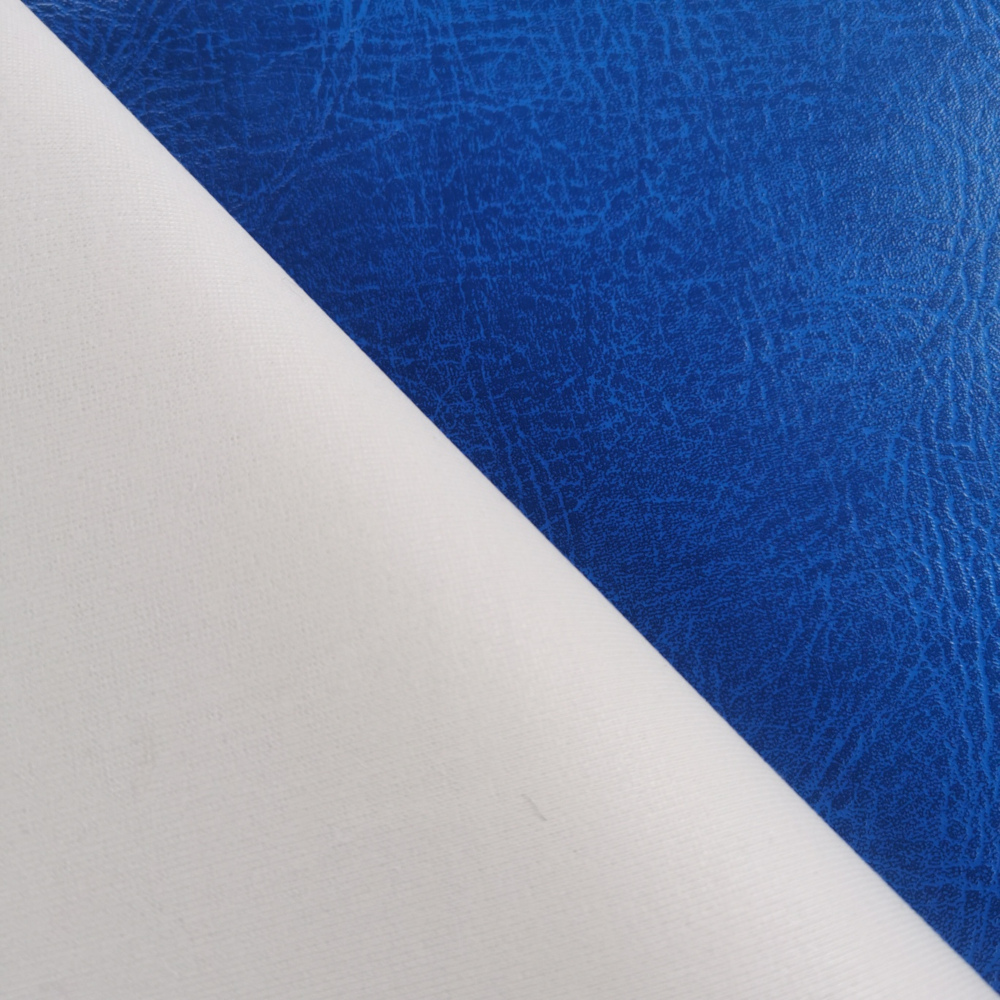 Royal Blue Distressed Leatherette Fabric, Distressed Leatherette Fabric ...